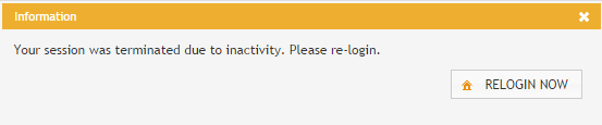 Security logout - HELP CENTER